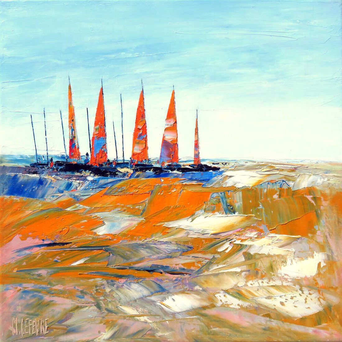 Les voiles by Michaël LEFEVRE | Buy Art Online | Rise Art