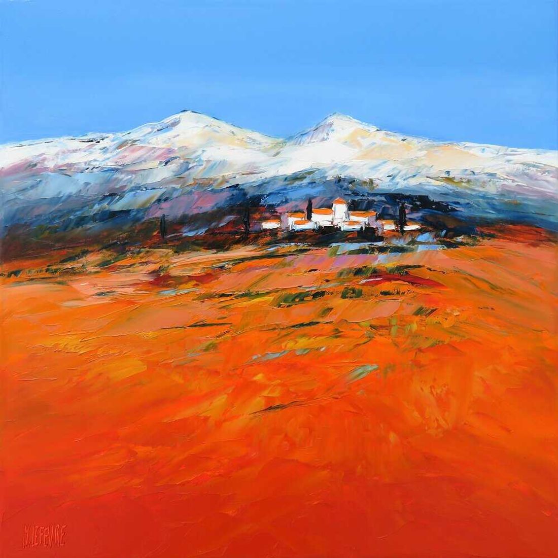 Le petit village by Michaël LEFEVRE | Buy Art Online | Rise Art