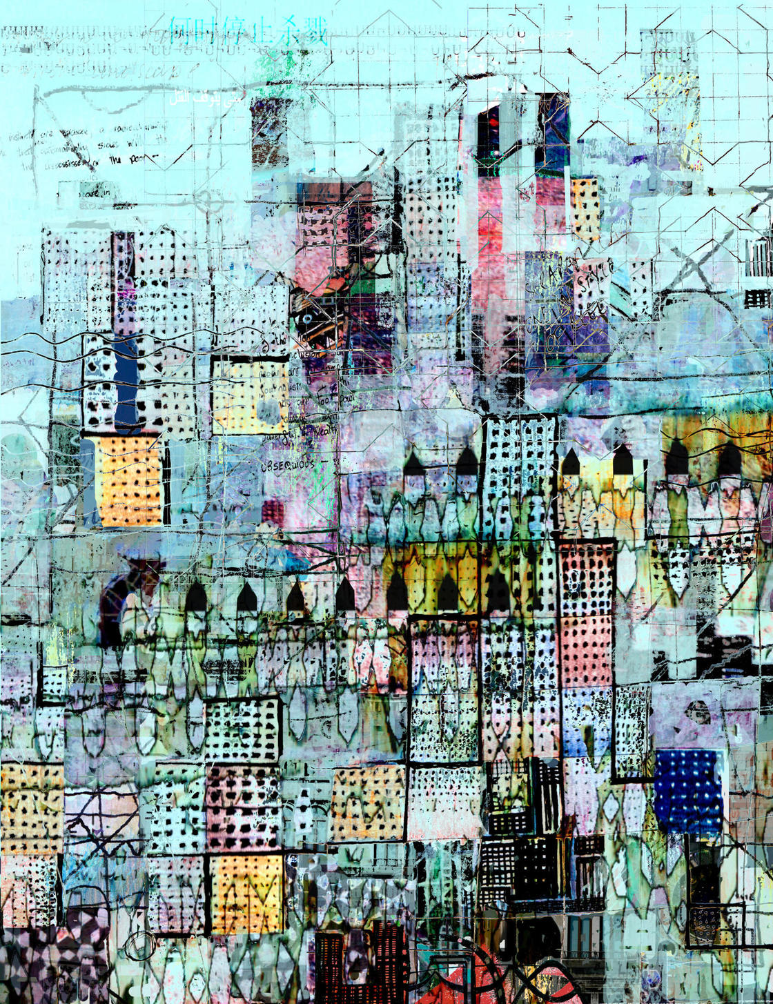 Blue Metropolis by Andy Mercer | Buy Art Online | Rise Art