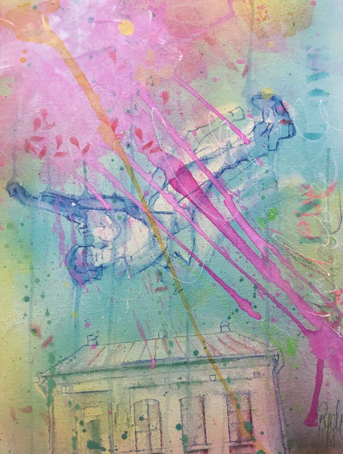 Araboth or the 7th Heaven I/International Chagall Pleinair by Bea ...