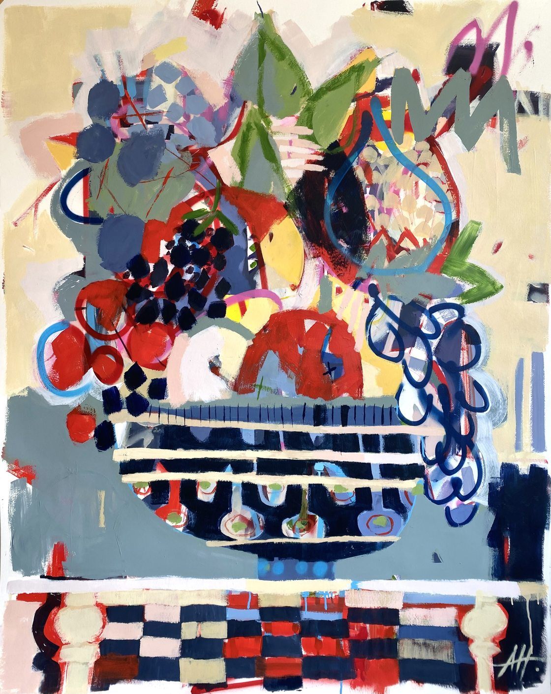 Still Life Fruit Bowl by Anna Hymas | Buy Art Online | Rise Art