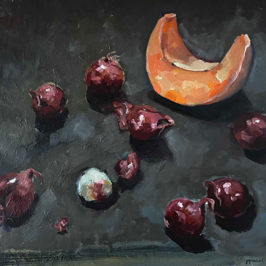 potirons et oignons by Géraldine Morales | Buy Art Online | Rise Art