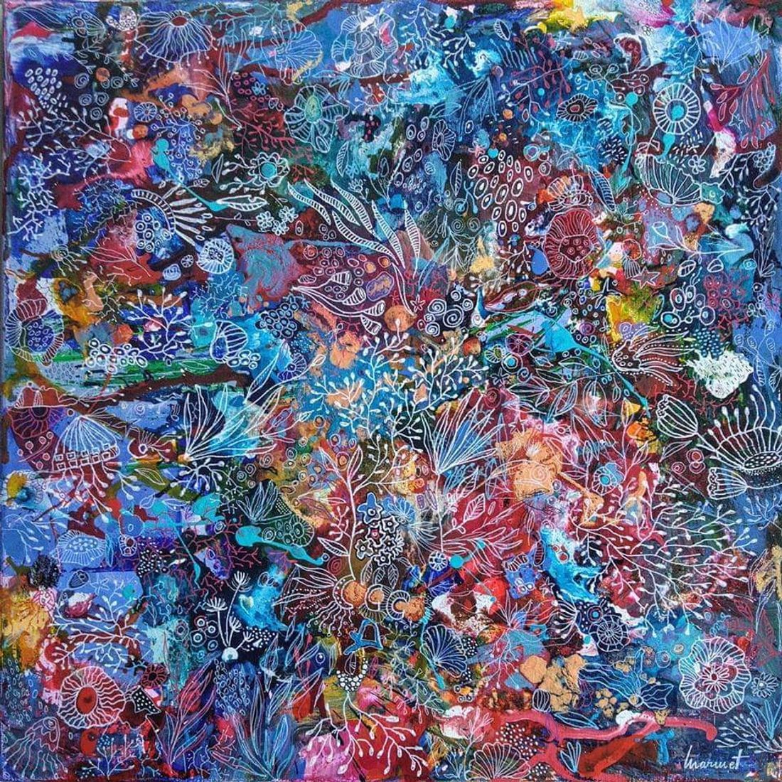 Colorful recif by Magali Marmet | Buy Art Online | Rise Art