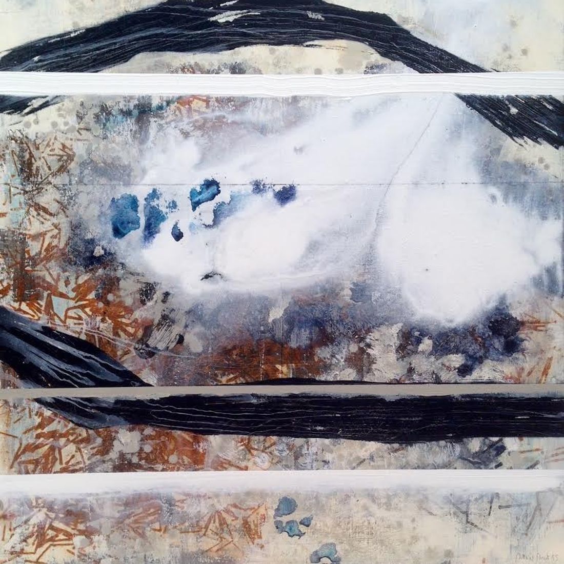 White rain by Matthias Mergot | Buy Art Online | Rise Art