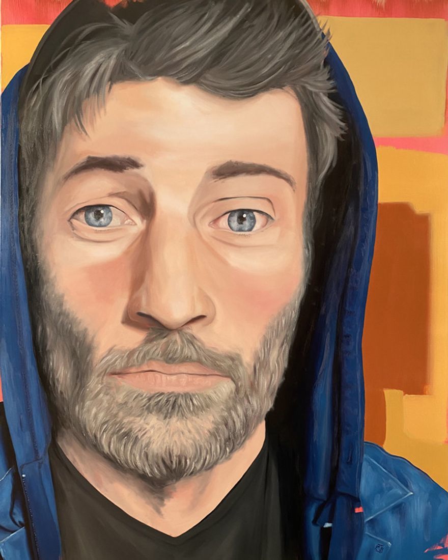 Blue Hood By Mely Buy Art Online Rise Art