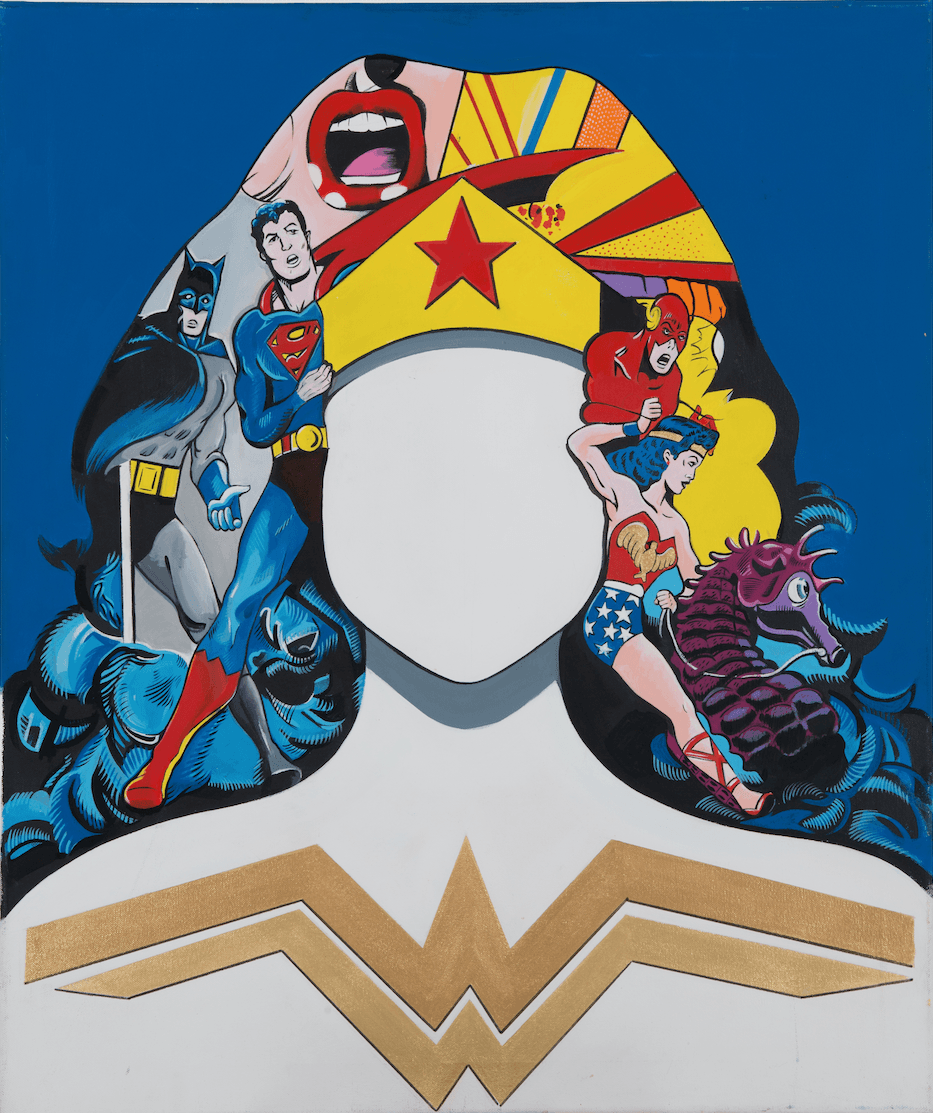 wonder woman par Ellannah Sadkin | Acheter de l'art en ligne | Rise Art
