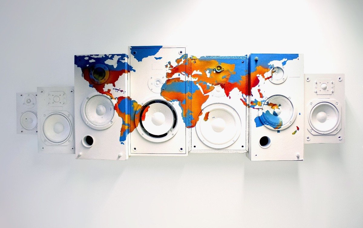 Sampled Space (Global City Soundscape) I by Jaykoe | Buy Art Online ...