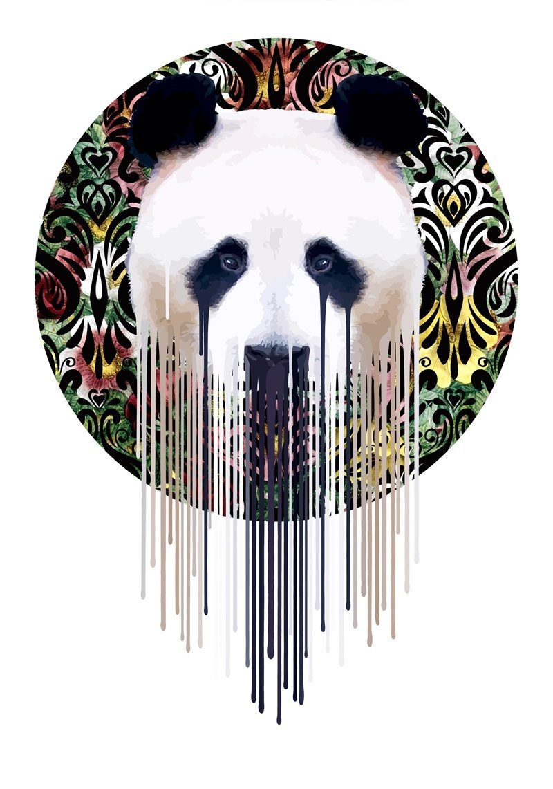 Pandaflorian par Carl Moore | Acheter de l'art en ligne | Rise Art