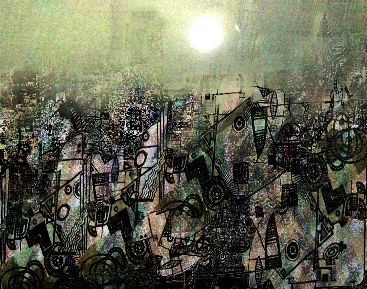 Chemical Sun by Andy Mercer | Buy Art Online | Rise Art