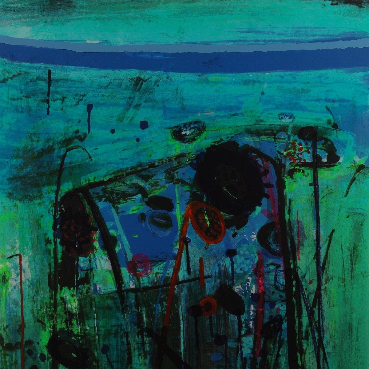 Dead Sunflowers by Barbara Rae | Buy Art Online | Rise Art