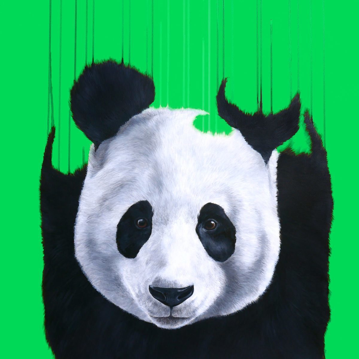 Pandaemonium - Green by Louise McNaught | Buy Art Online | Rise Art