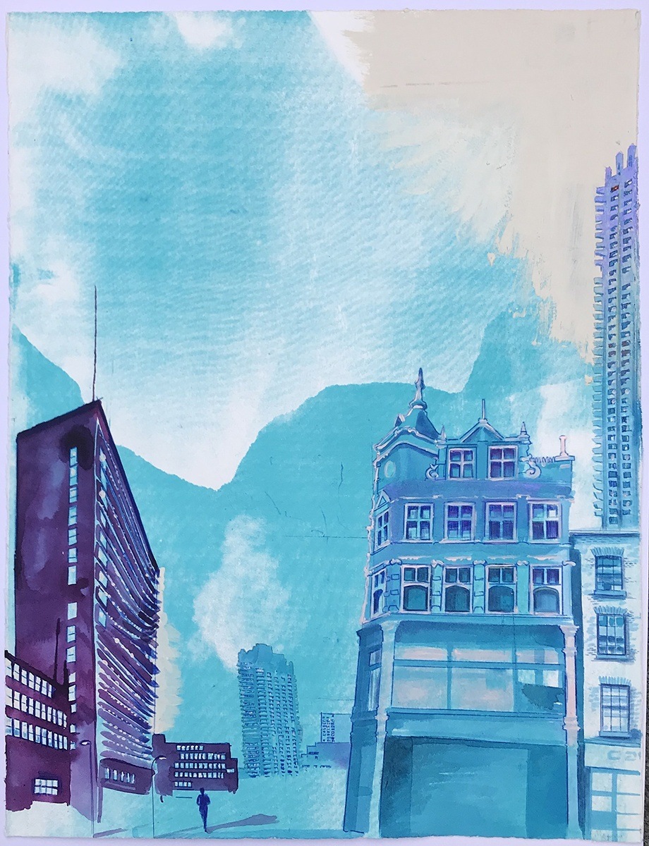 Alone in the City by Anna Marrow | Buy Art Online | Rise Art
