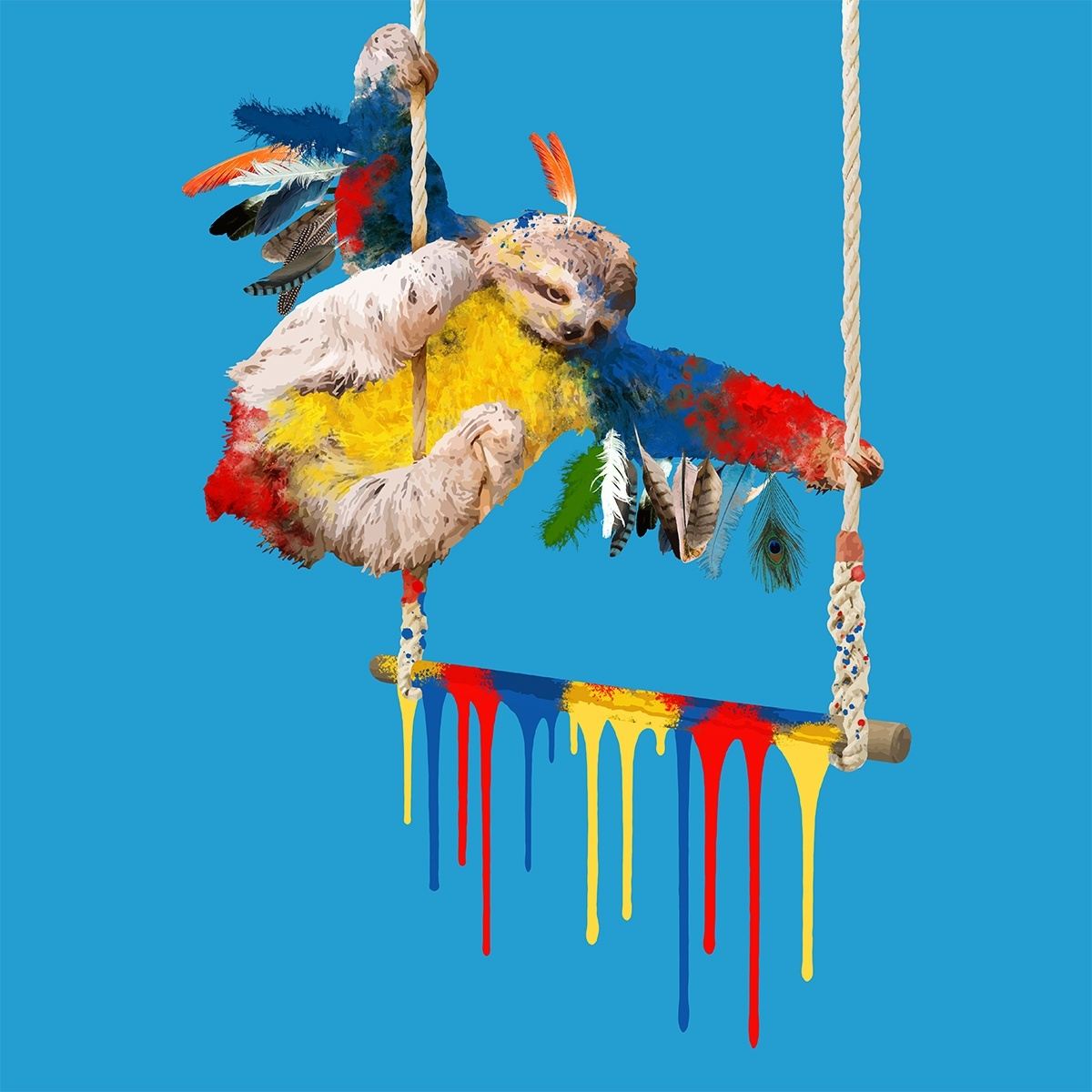 The Sloth Who Wanted to be a Parrot by Carl Moore | Buy Art Online ...