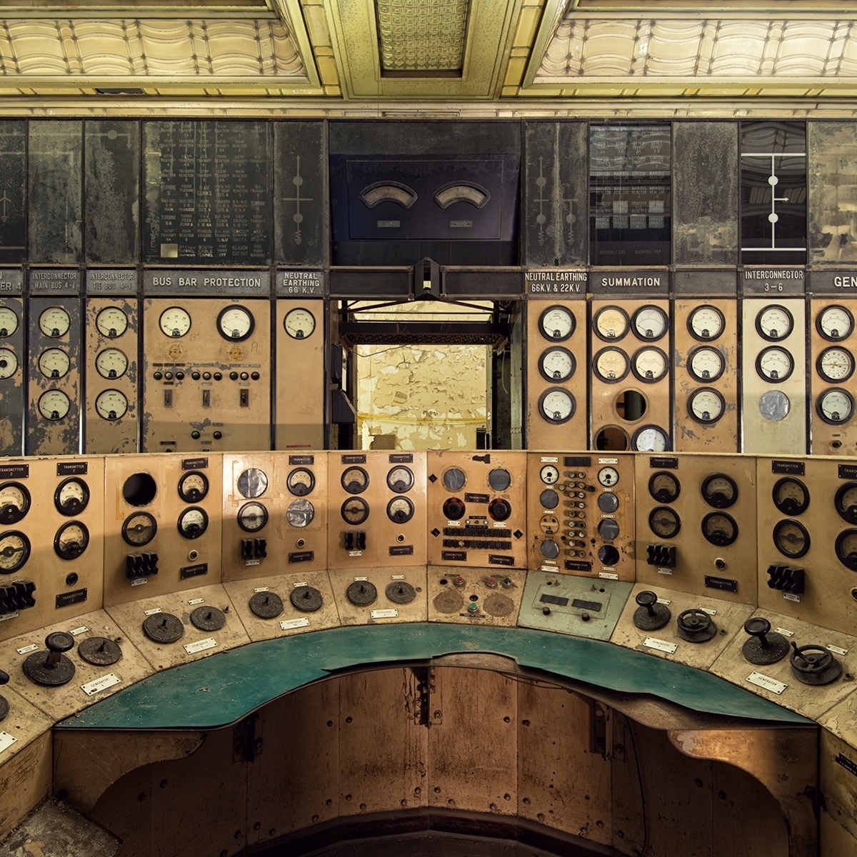 Battersea Power Station: Control Room A by Gina Soden | Buy Art Online ...