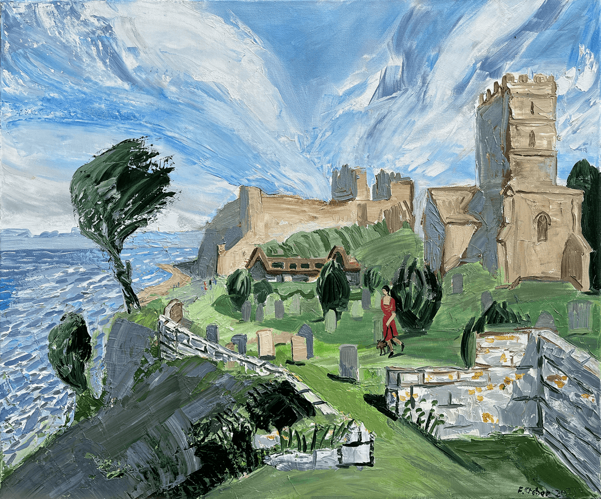 Banbury Church and Castle by Frank Creber | Buy Art Online | Rise Art