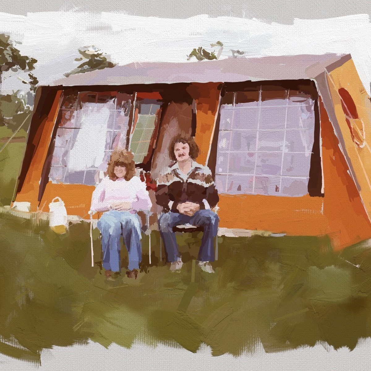 Jim & Jen par Anna Bush | Acheter de l'art en ligne | Rise Art