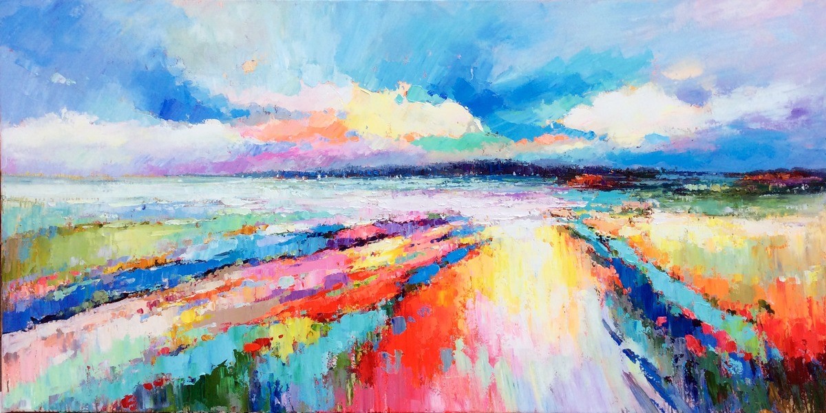Floral land 1060 von Jingshen You | Kunst online kaufen | Rise Art