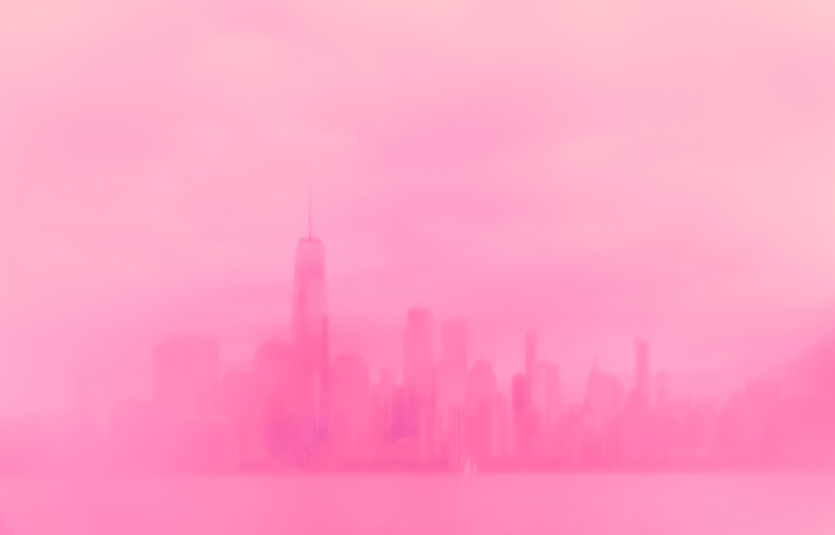Lower Manhattan (Pink 1) by Tommy Kwak | Buy Art Online | Rise Art