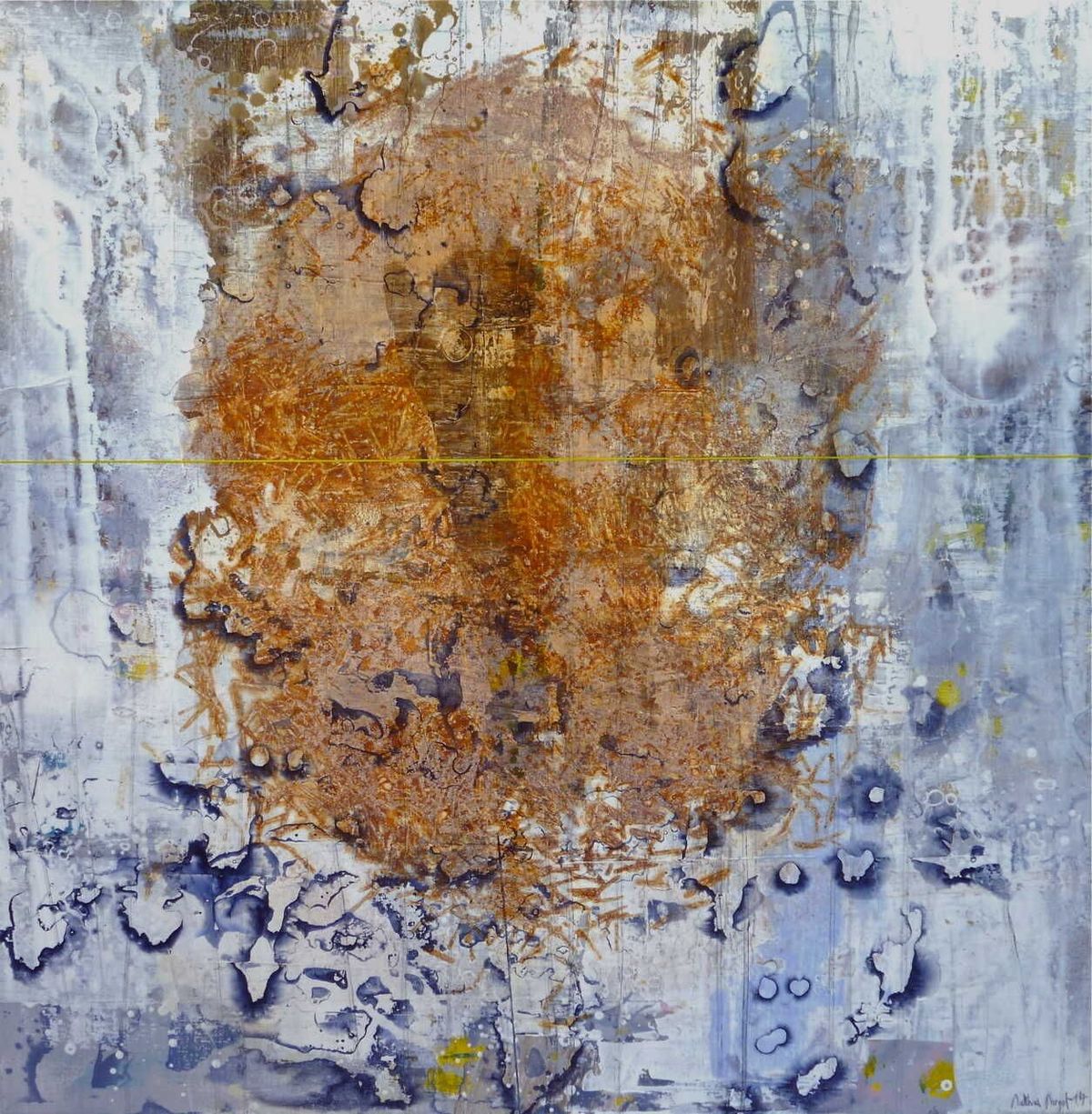 Yellow line par Matthias Mergot | Acheter de l'art en ligne | Rise Art