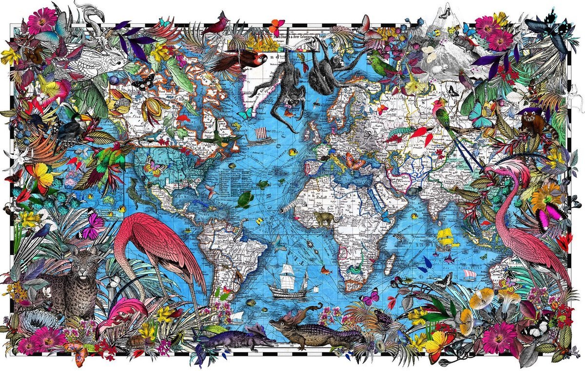 Waterworld (A0) par Kristjana S Williams | Acheter de l'art en ligne ...