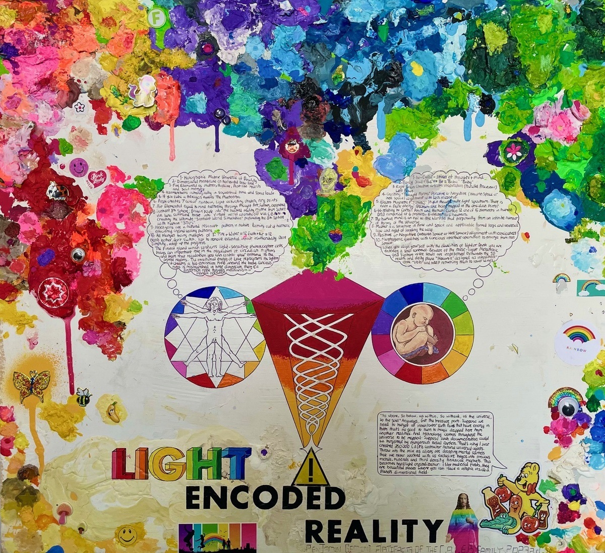 Light Encoded Reality Matrix by Benjamin Gemini | Buy Art Online | Rise Art