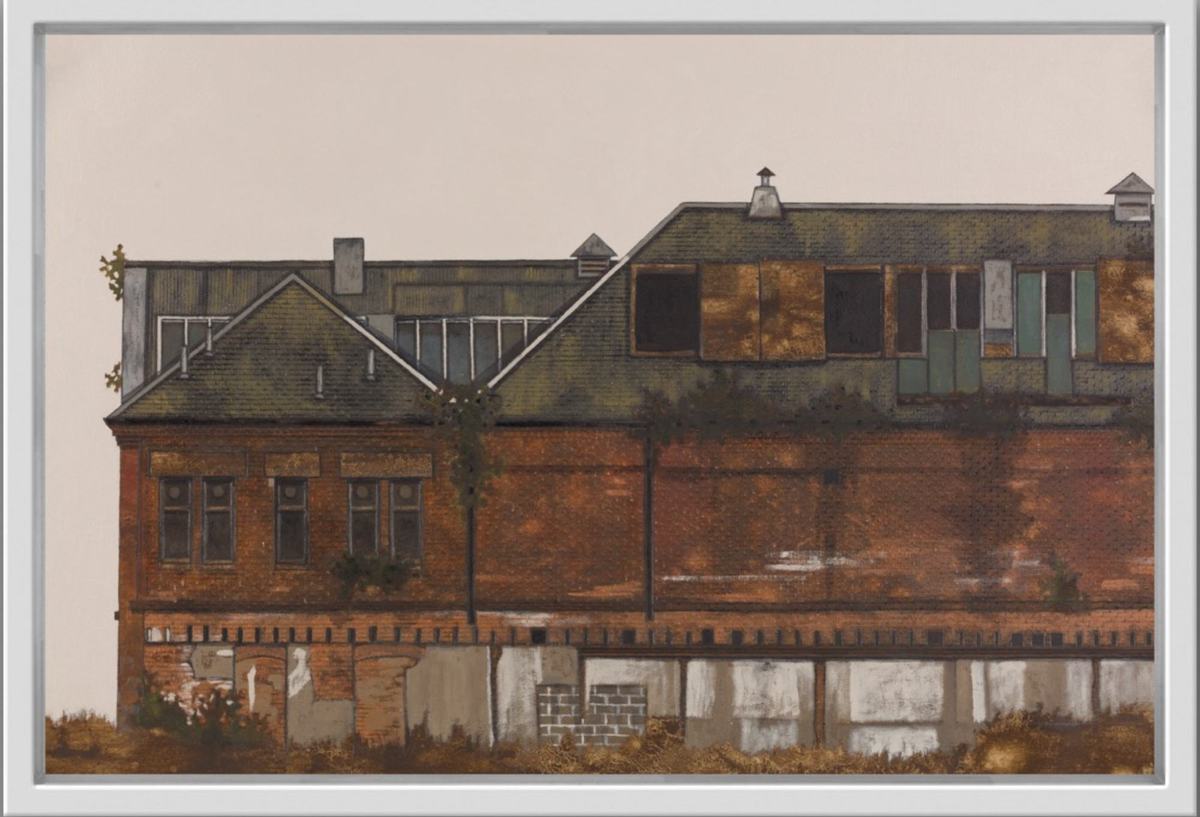 Linen Factory (North Elevation) by Cate Inglis | Buy Art Online | Rise Art