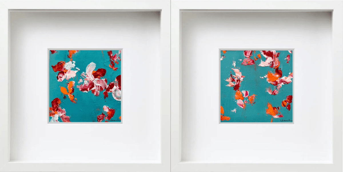 Diptyque Envolées 3 et Envolées 4 von Laurence Moracchini | Kunst ...