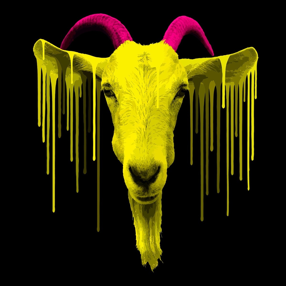 Yellow Goat by Carl Moore | Buy Art Online | Rise Art
