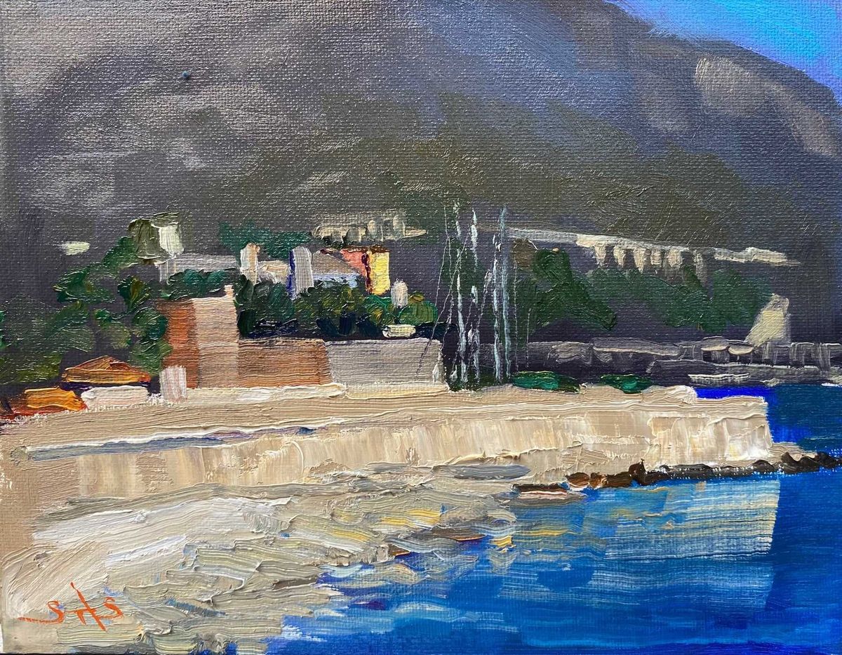 Vue de Villefranche depuis Lazaret by STAS (Stanislav Dyshlov) | Buy ...