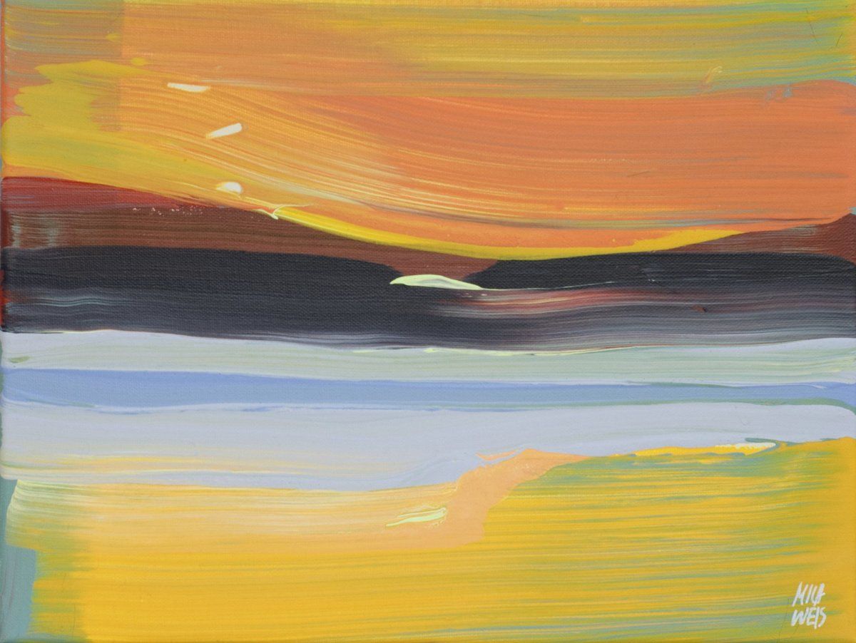 Sunset Colors No. 3 by Mila Weis | Buy Art Online | Rise Art
