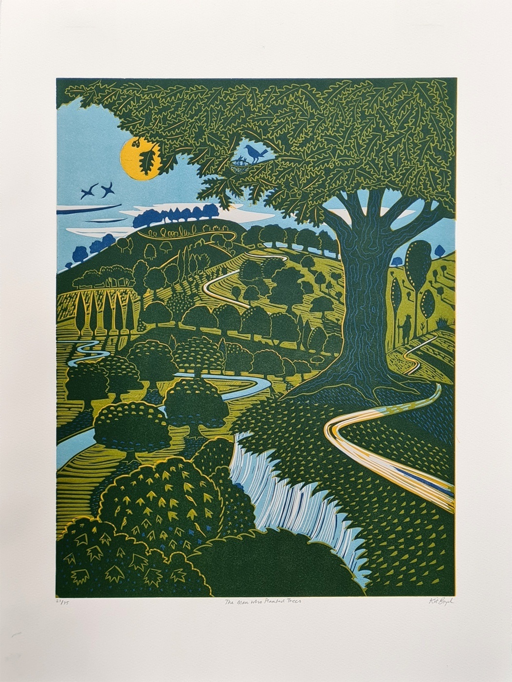 The Man Who Planted Trees by Kit Boyd | Buy Art Online | Rise Art
