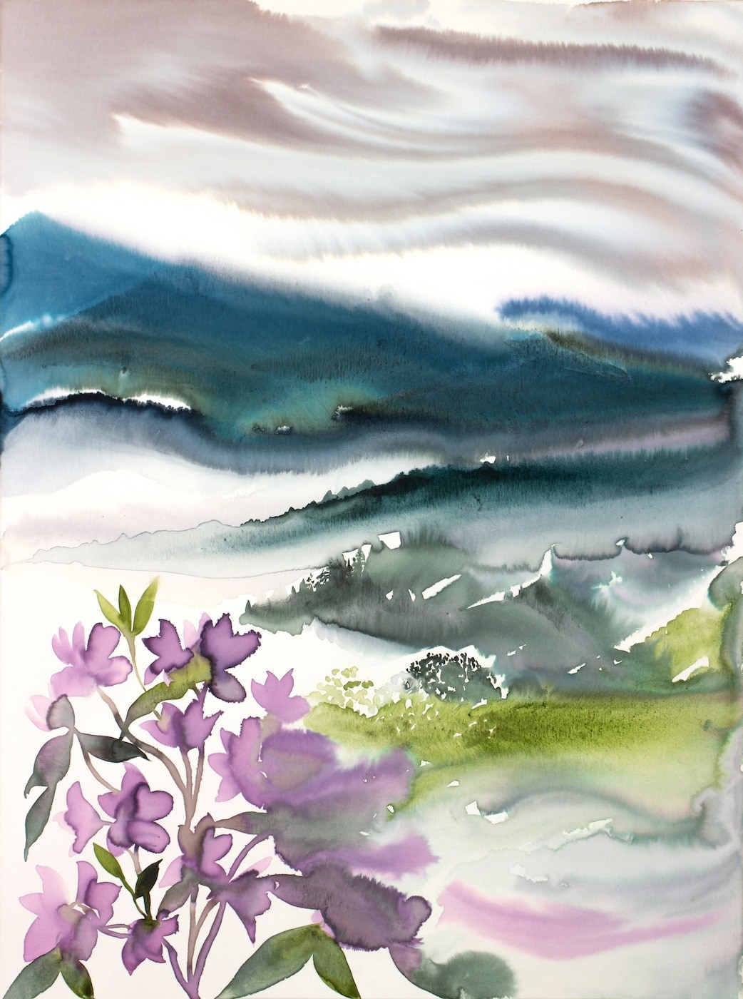 Mountainscape No. 4 von Elizabeth Becker | Kunst online kaufen | Rise Art