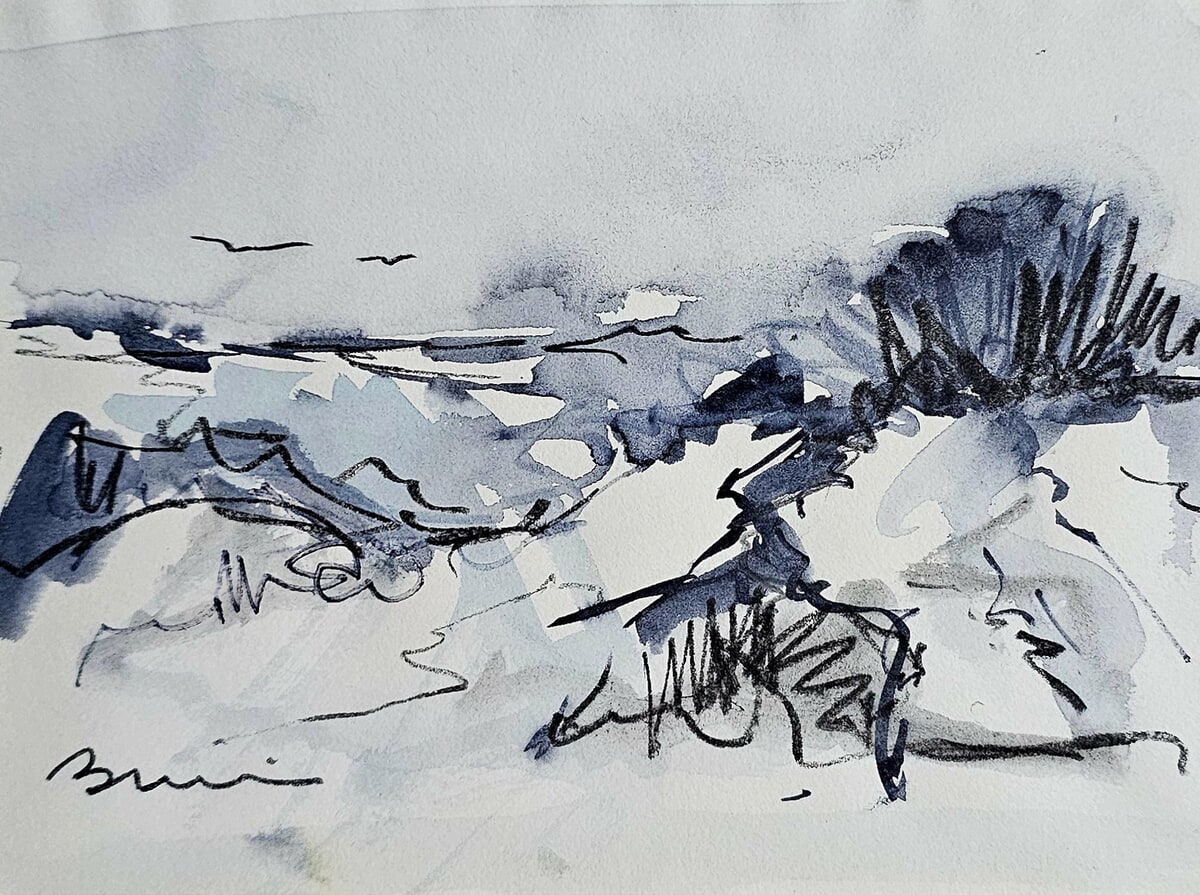 Sur la dune von Patrick Brière | Kunst online kaufen | Rise Art