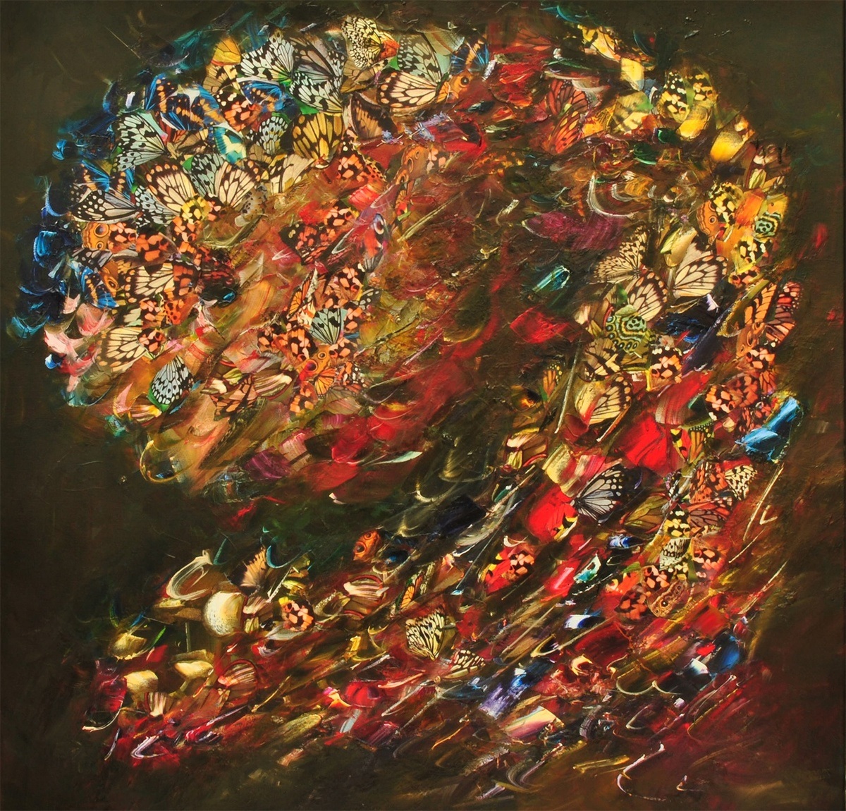 The Painted Lady Migration von Victoria Horkan | Kunst online kaufen ...