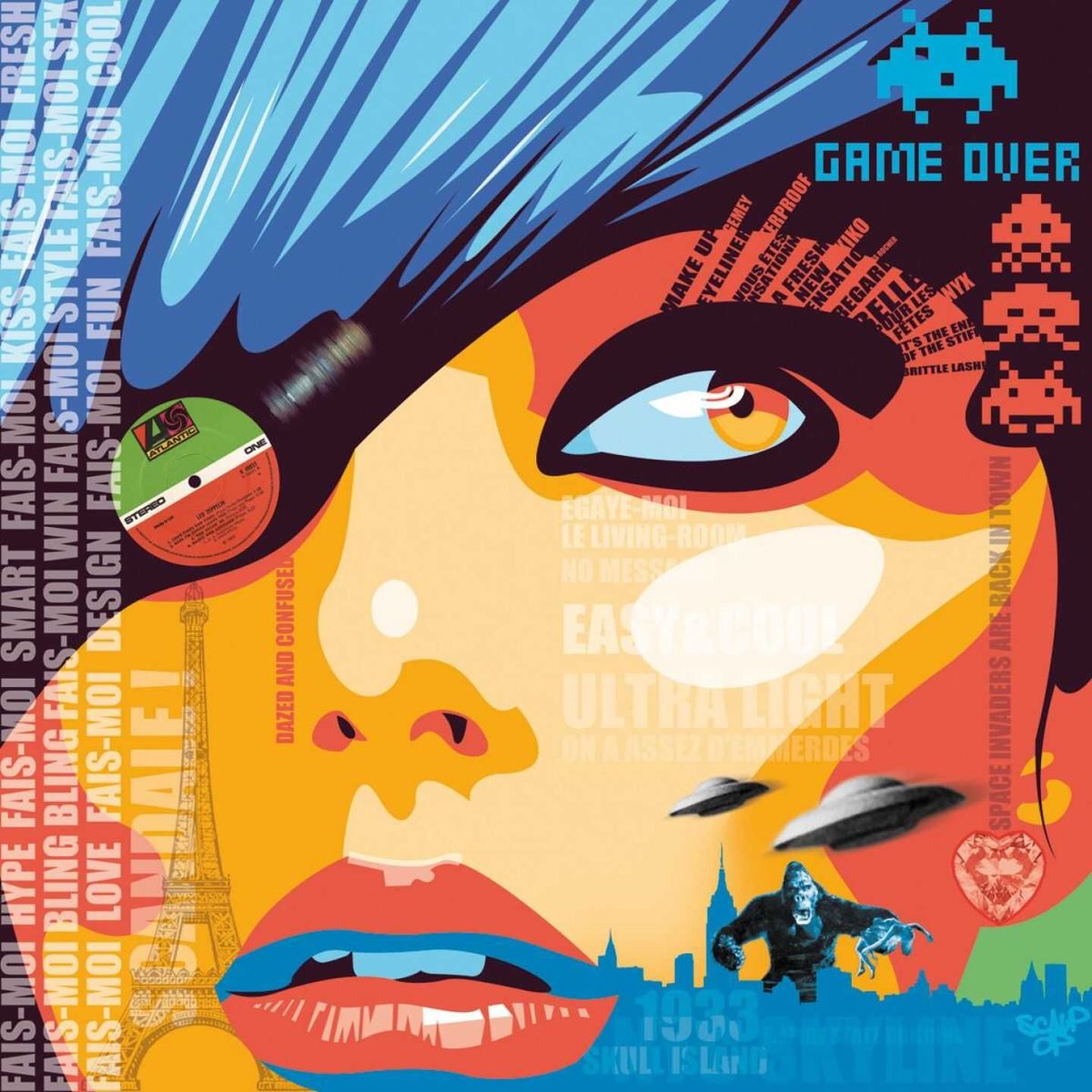 Space invaders by Scalp Pop | Buy Art Online | Rise Art
