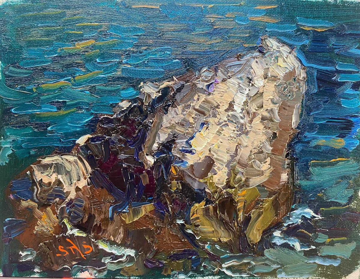 Un rocher... by STAS (Stanislav Dyshlov) | Buy Art Online | Rise Art