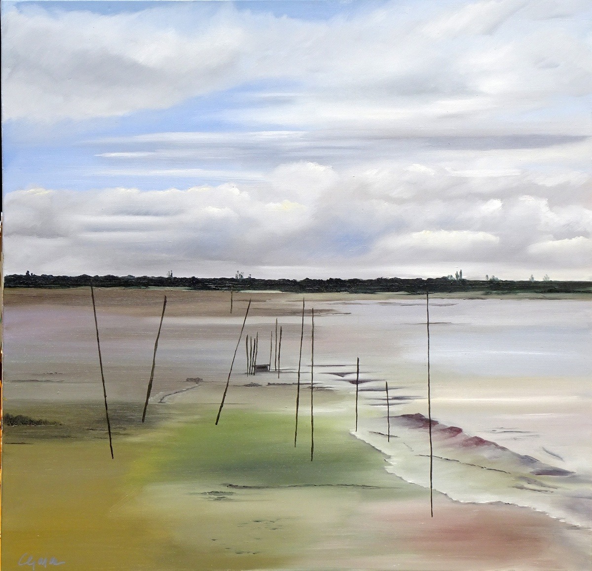 A la pointe de l'Aguillon von CATHERINE GAJAC | Kunst online kaufen ...