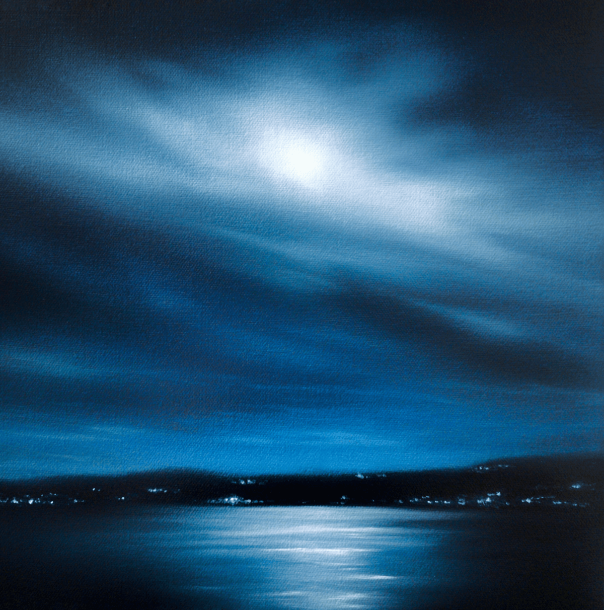 Moonlight Riviera par James Brunt | Acheter de l'art en ligne | Rise Art