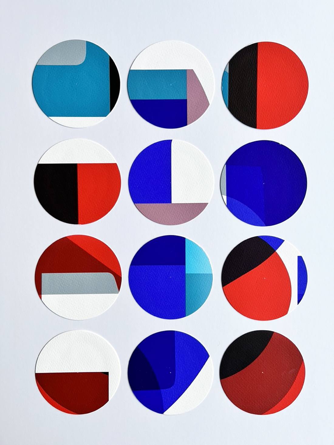 Circles Collage No:2 by Leigh Bagley | Buy Art Online | Rise Art