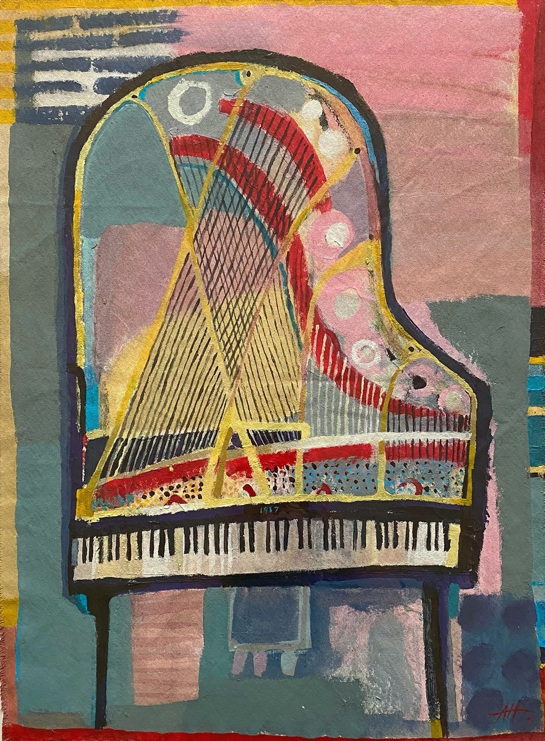 Grand Piano by Anna Hymas | Buy Art Online | Rise Art