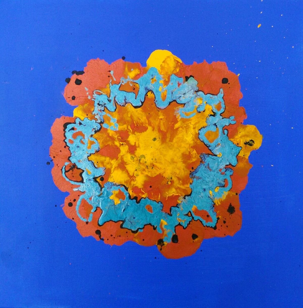 Sienna & Cobalt par Grace Aza-Selinger | Acheter de l'art en ligne ...