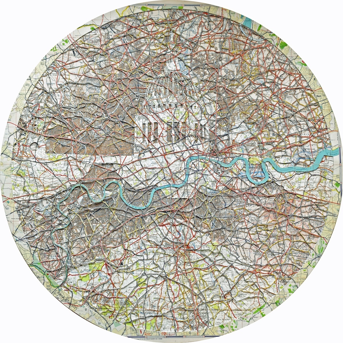 St. Paul's Cathedral & Millennium Bridge (Thames) by Emma Johnson | Buy ...
