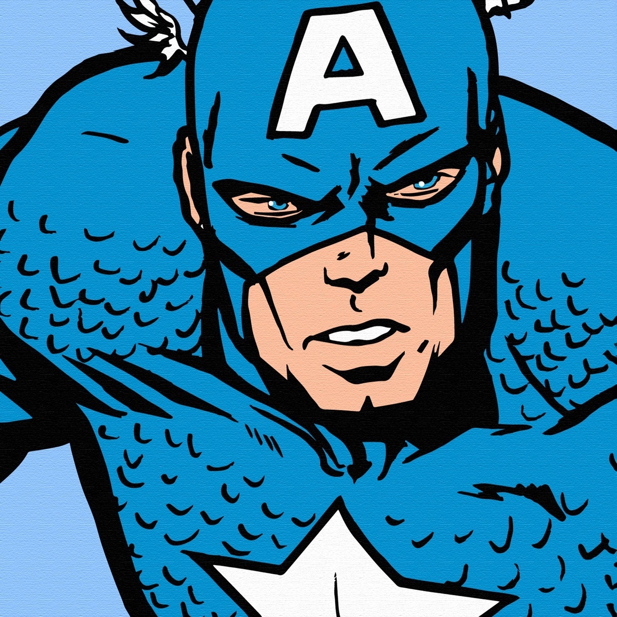 CAPTAIN AMERICA by MC Garbage | Buy Art Online | Rise Art