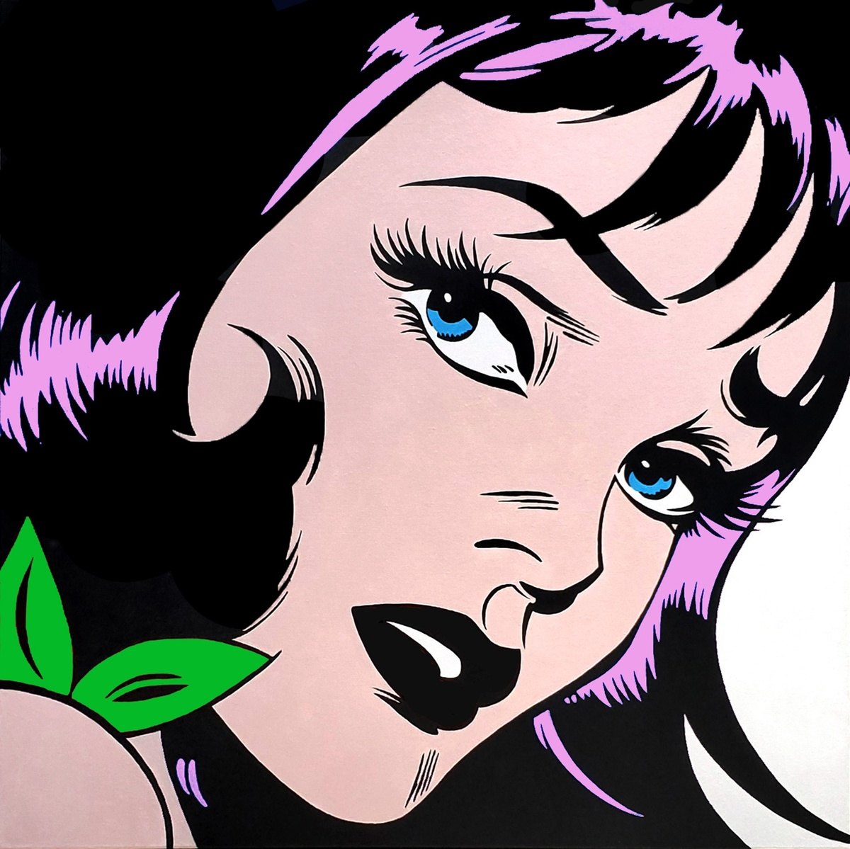 PINK BRUNETTE par MC Garbage | Acheter de l'art en ligne | Rise Art