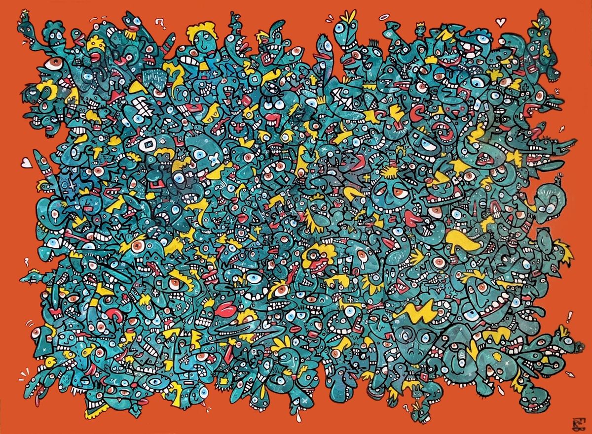 La clientèle par Frob | Acheter de l'art en ligne | Rise Art