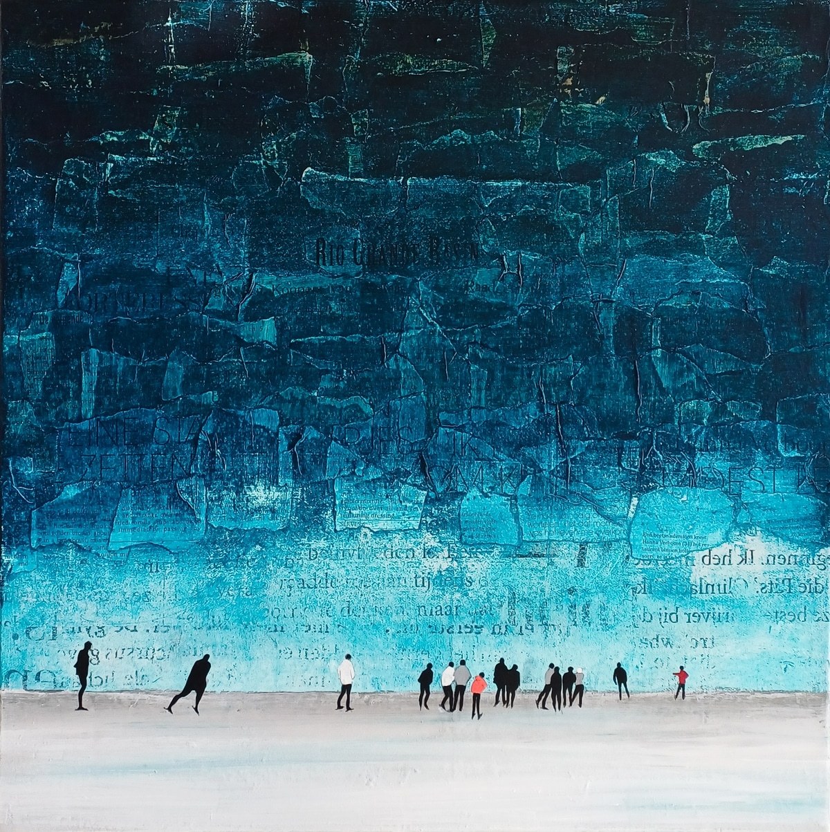 BLUE SILENCE par db Waterman | Acheter de l'art en ligne | Rise Art
