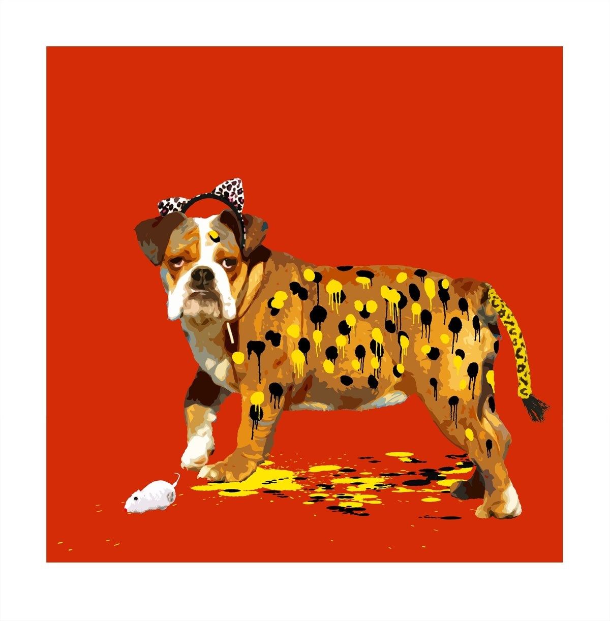 The Dog Who Wanted to be a Leopard par Carl Moore | Acheter de l'art en ...