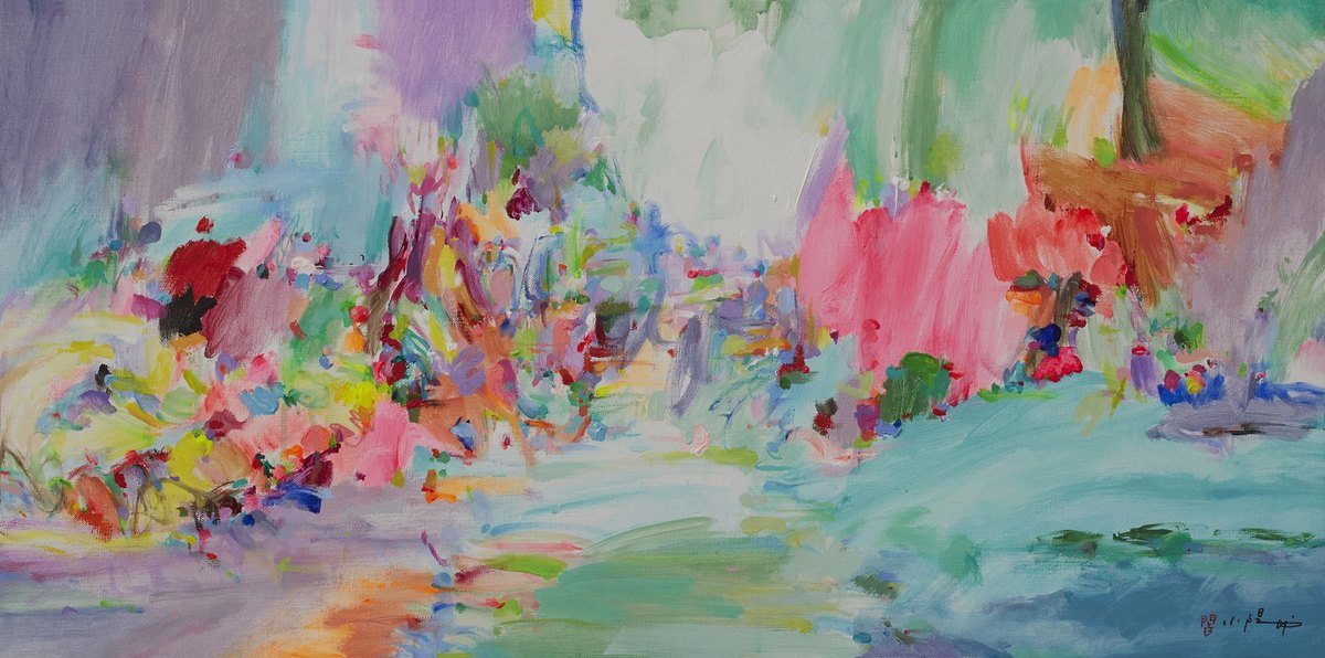 A joyful world by Xiaoyang Galas | Buy Art Online | Rise Art