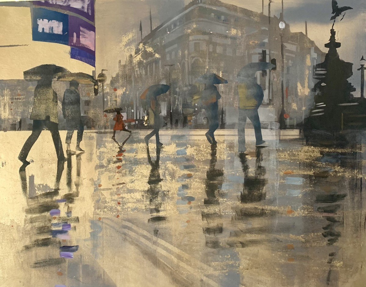 Piccadilly Circus by Barry Wilson | Buy Art Online | Rise Art
