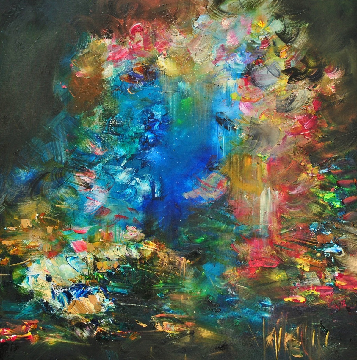 Sea Beyond Volcanos by Victoria Horkan | Buy Art Online | Rise Art